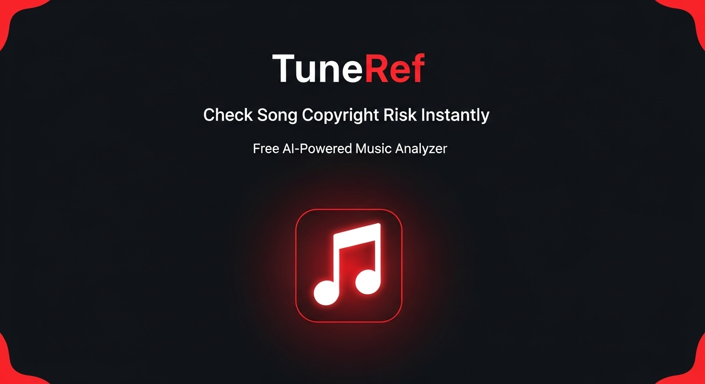 TuneRef – Check Song Copyright Risk Instantly | Free Music Analyzer